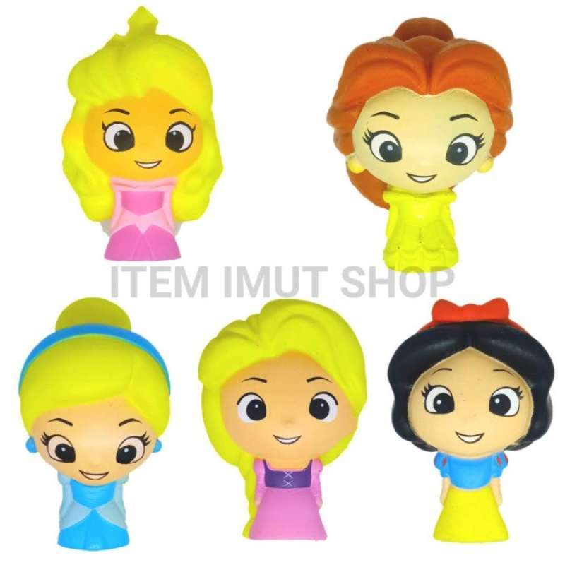 Promo Stress Relieve Toys Squishy Disney Princess Original No Packaging ...