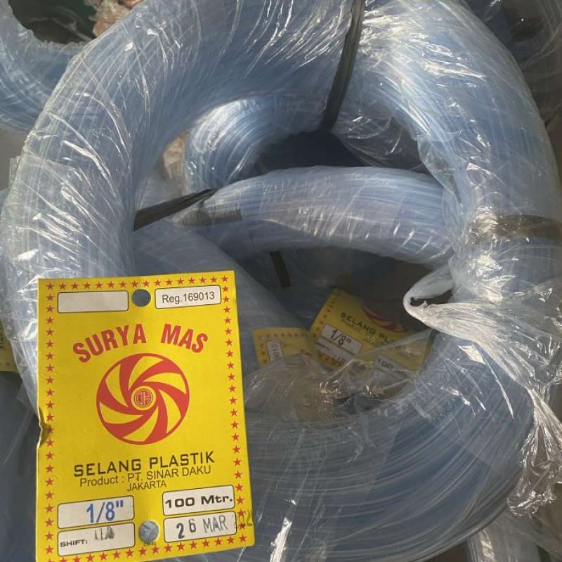 Promo Selang Transparan 1/8 Selang Bening Plastik Selang Hanger 100 Mtr ...
