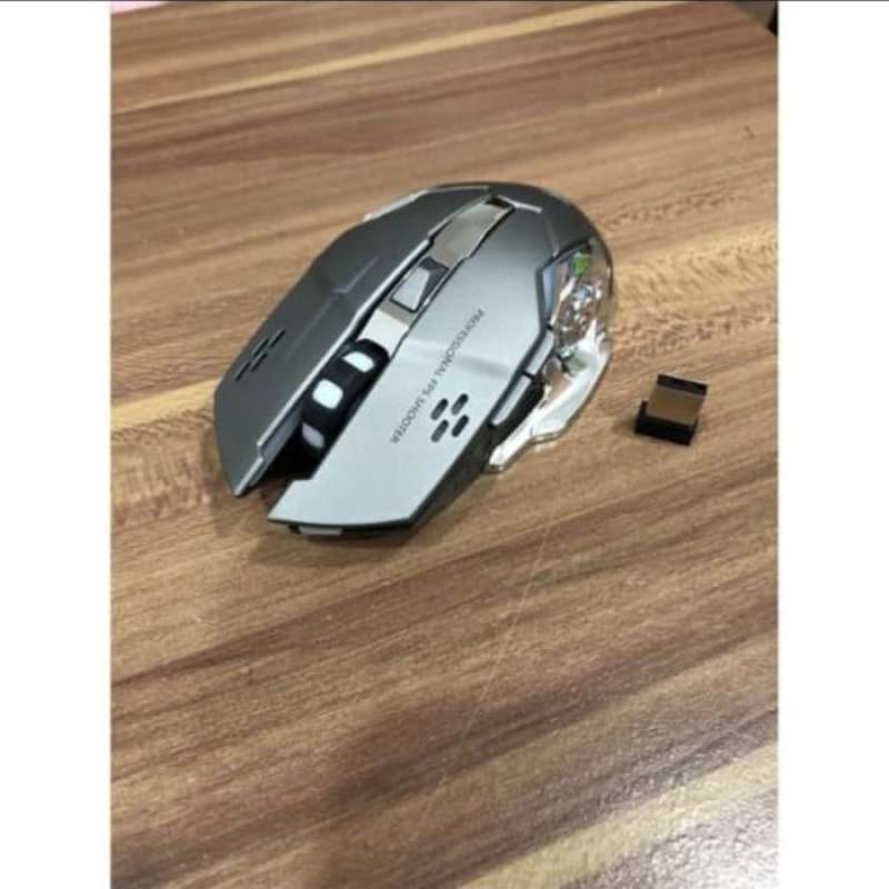 Jual Mouse Wireless Gaming Silent Usb Optical Ergonomis Rechargeable ...
