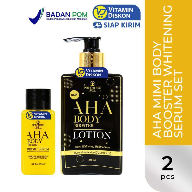 Jual PRECIOUS SKIN AHA MIMI BODY BOOSTER WHITENING SERUM SET di Seller ...