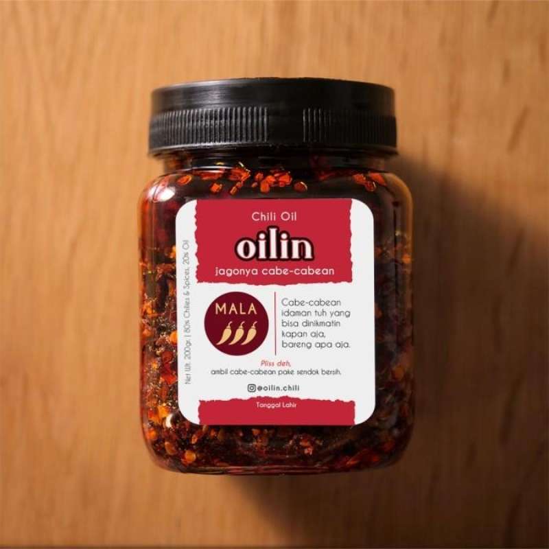 Jual OILIN CHILI / CHILLI OIL Mala Sambal Cabai Pedas Dimsum di Seller ...