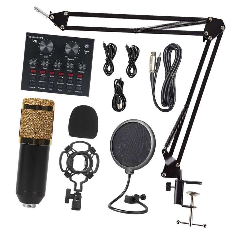 Jual V8 Voice Conversion Sound Card for Karaoke Living Broadcast Chat ...