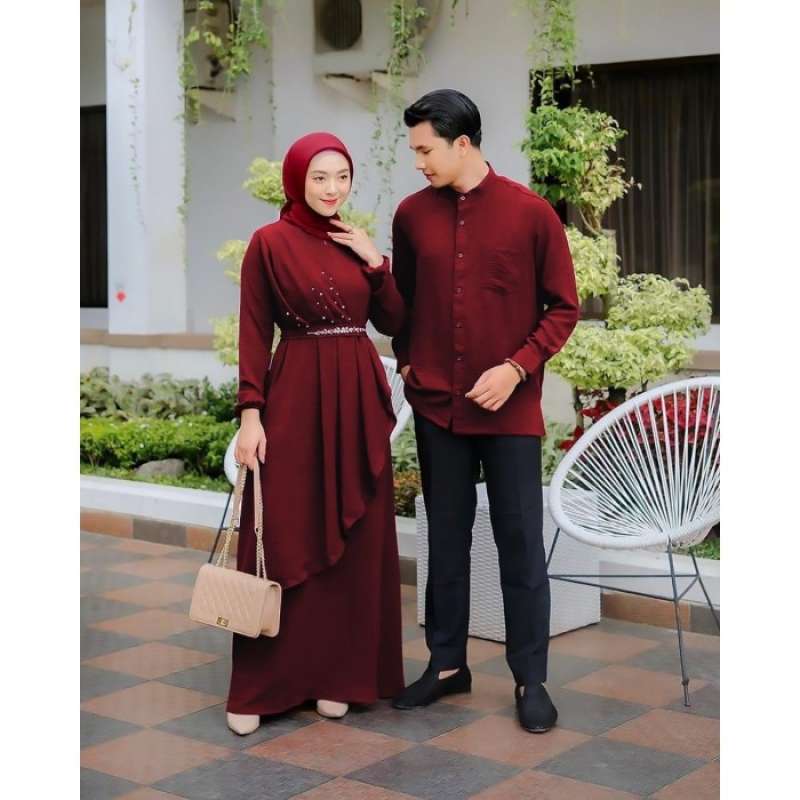 Jual Baju Couple Pasangan Set Copel Muslim Kemeja Pria Panjang Wanita ... Jual Baju Couple Pasangan Set Copel Muslim Kemeja Pria Panjang Wanita ...