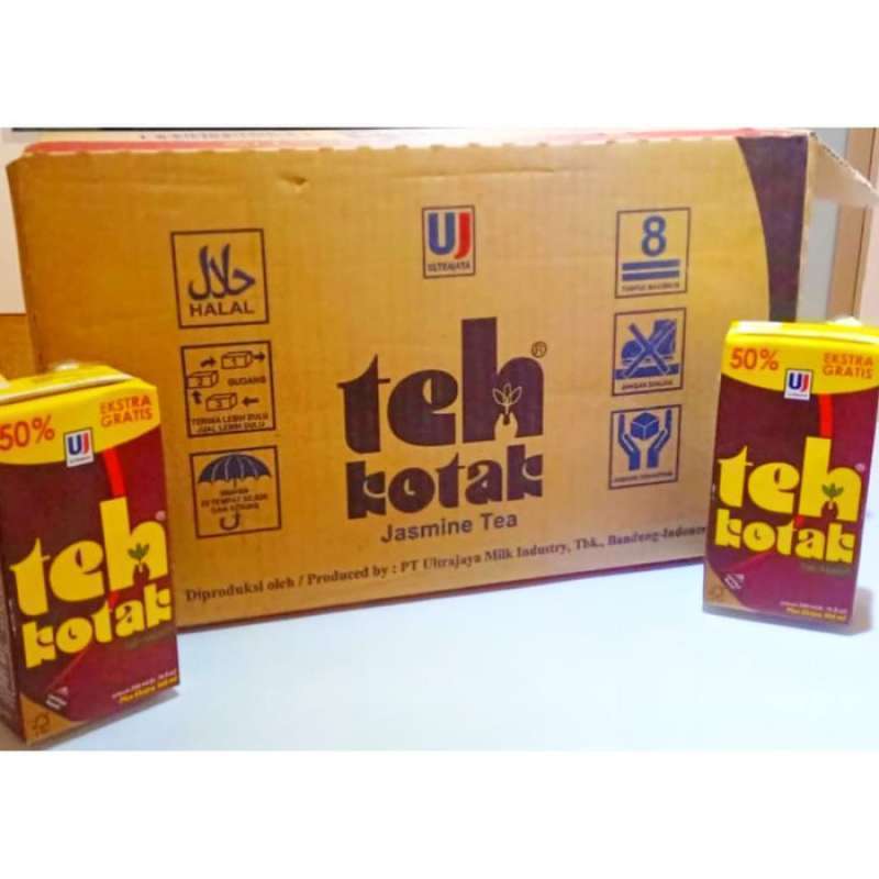 Jual Teh Kotak Kotak 1 Dus Isi 24 200ml/ Teh Kotak Ultra/ Teh Kotak ...