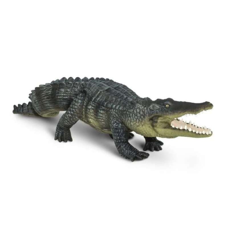 Jual Mainan Miniatur Buaya Air Asin Saltwater Crocodile Safari 30 Cm di ...