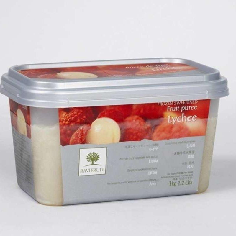 Jual Ravi fruit Puree Lychee Frozen I Ravifruit Buah Leci Beku - 1 Kg ...