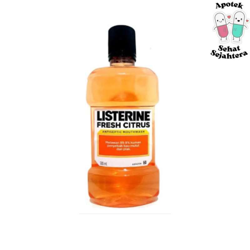 Jual Listerine Mouthwash Antiseptic Citrus Botol 250 Ml Di Seller ...