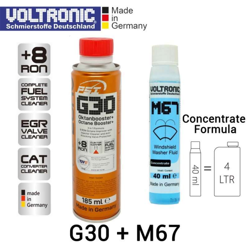 Promo Voltronic G30 + M67 Bundling Set; Octane Booster; Wiper Fluids ...