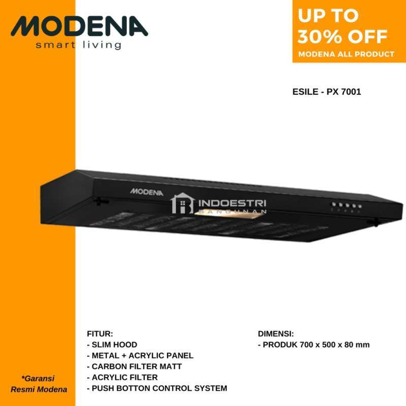 Promo Modena PX 7001 Cooker Hood Penghisap PX7001 Diskon 20% di Seller Utama Jaya Elektronik ...
