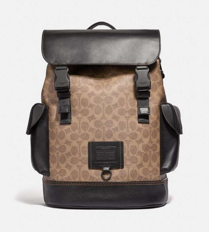 Promo Coach Rivingtone Backpack In Signature Canvas di Seller ...