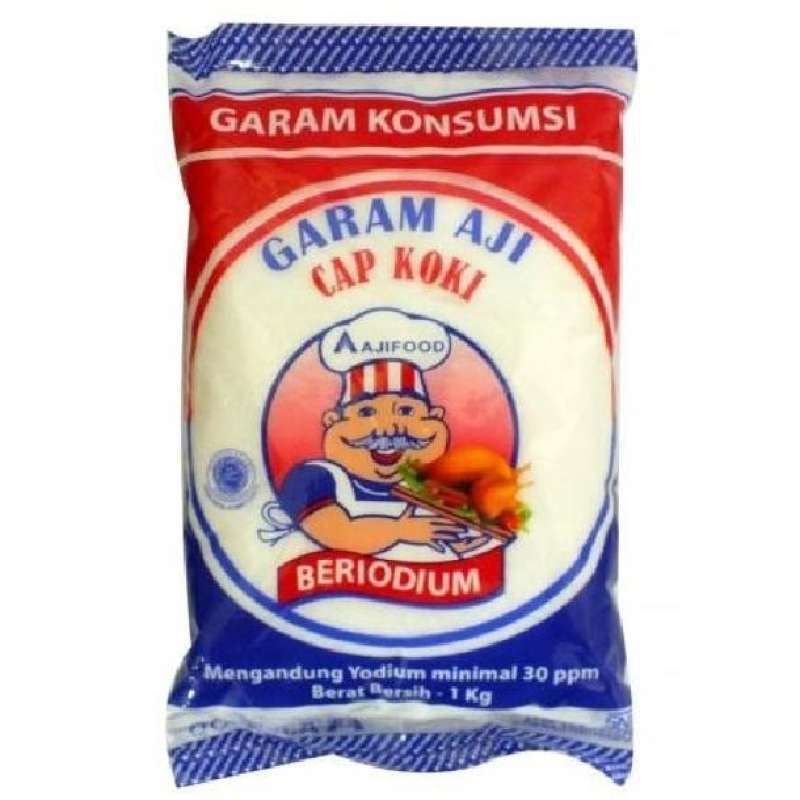 Jual Garam Dapur Cap Koki 1kg / Garam halus beriodium 30ppm di Seller ...