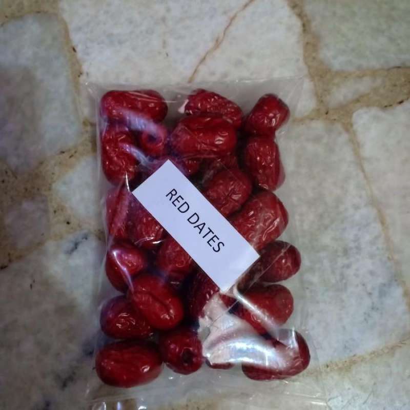 Jual kurma merah Tiongkok red dates ang co 100 gram di Seller Fonzgalz ...