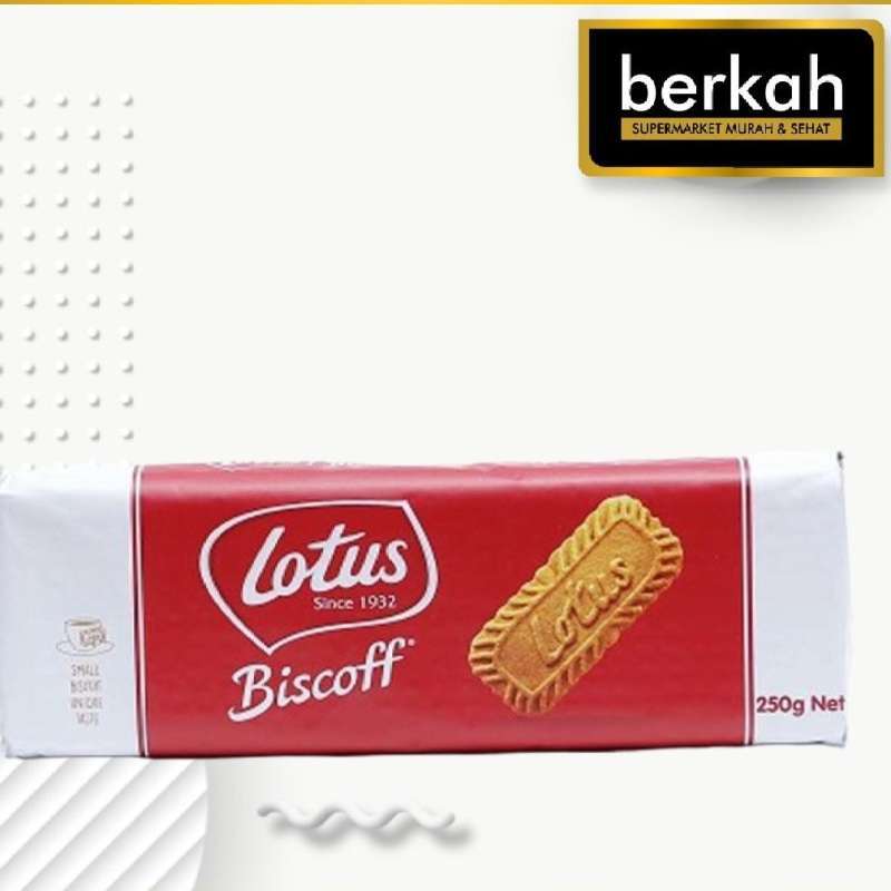 Promo LOTUS BISCOFF 250 GRAM Diskon 1% di Seller Berkah Supermarket ...