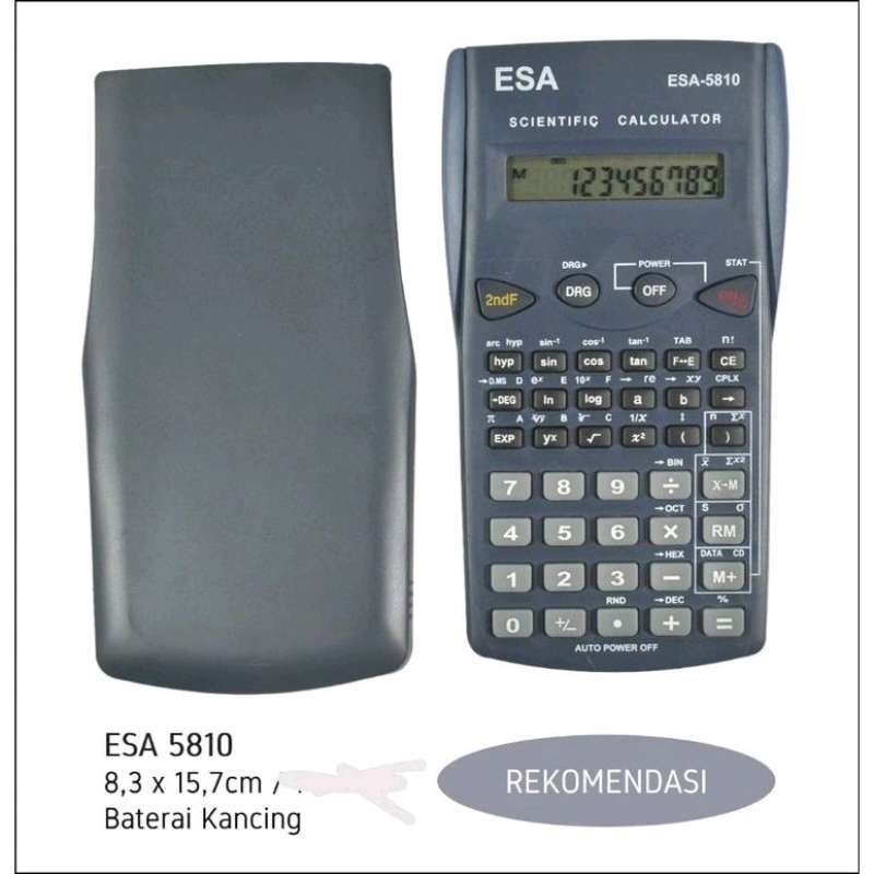 Jual Kalkulator Esa 5810 scientific sin cos tag kalkulator anak kuliah ...
