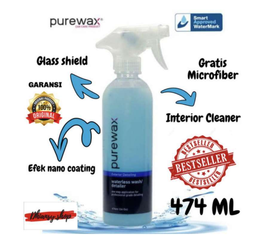 Promo Pure Wax / Coating / Poles / Nano Keramik / Detailing / Car Wash 474Ml Diskon 13% di ...