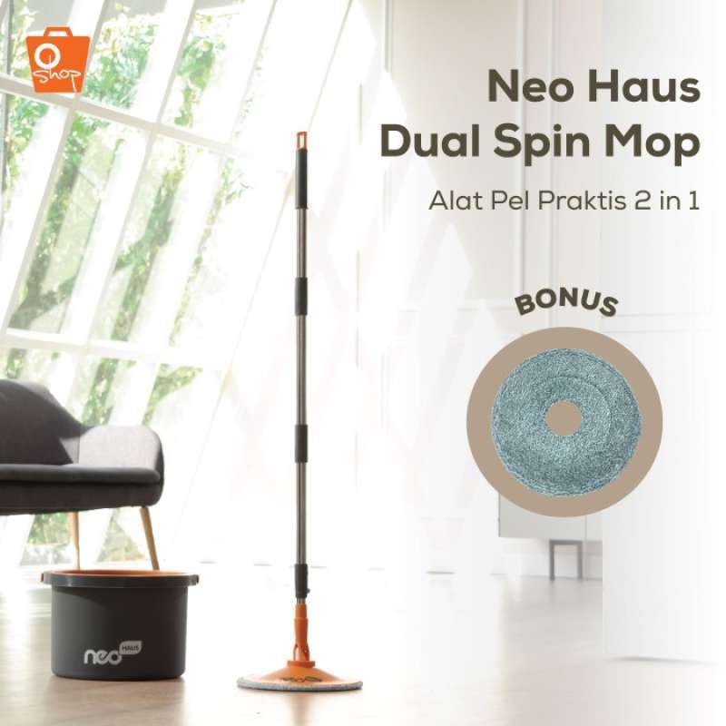 Jual Neo Haus Dual Clean Spin Mop di Seller SNJ Central - Cengkareng Timur, Kota Jakarta Barat ...