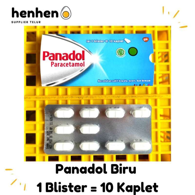 Jual PANADOL BIRU PARACETAMOL 500 Gram di Seller HEN MART - Kota ...