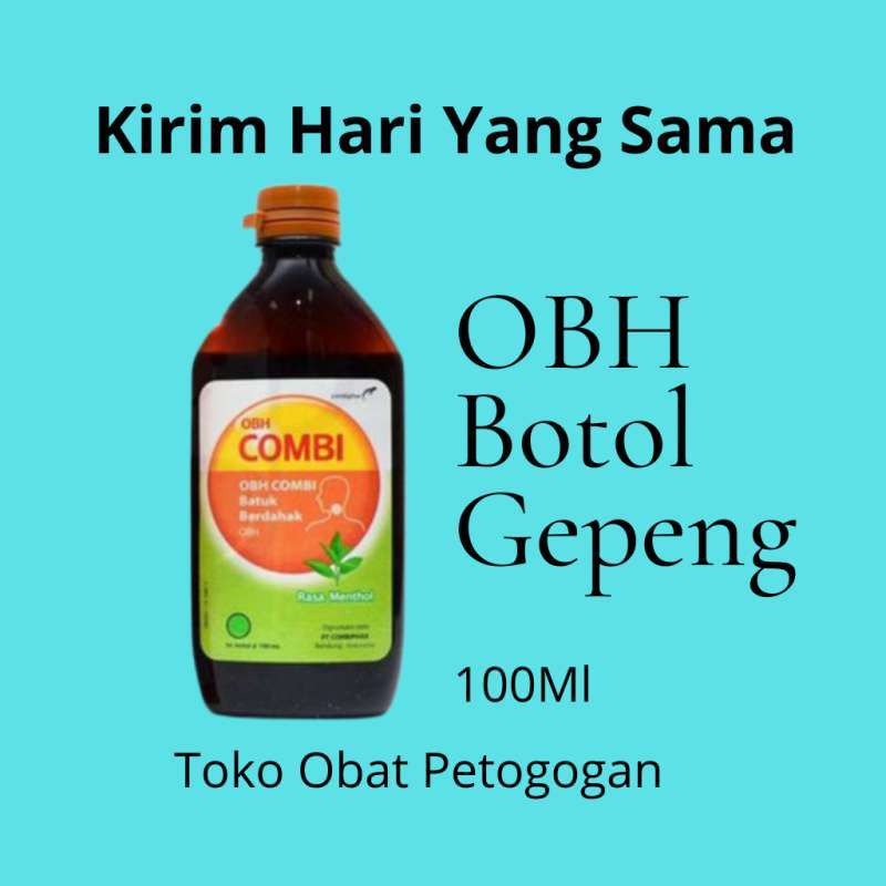 Jual OBH Combi Batuk Berdahak Menthol Sirup 100 ml Mengencerkan dan ...