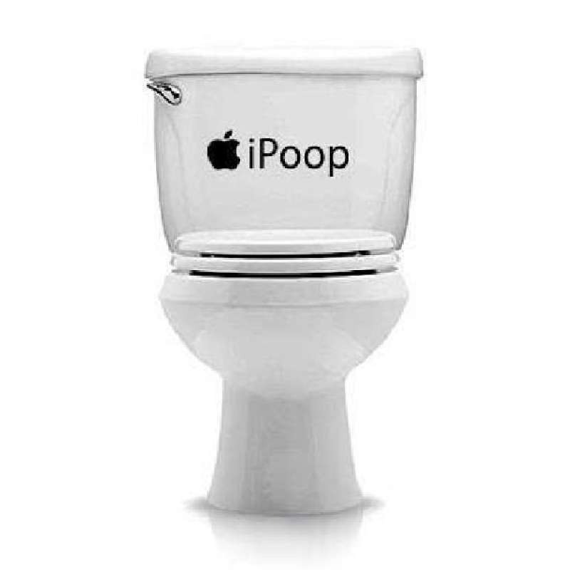 Jual ukuran besar Stiker Sticker Toilet WC Kamar mandi (ipoop poop ...