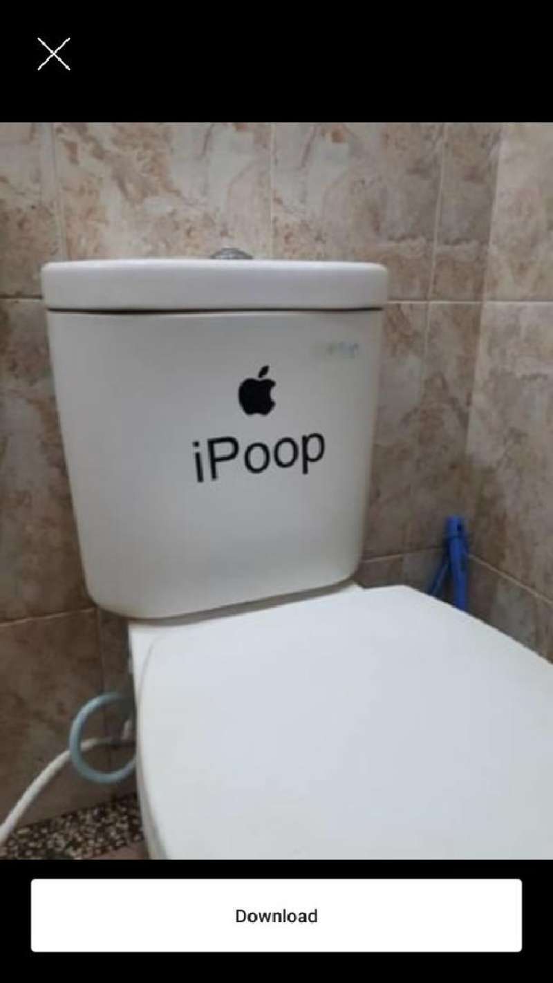 Jual ukuran besar Stiker Sticker Toilet WC Kamar mandi (ipoop poop ...