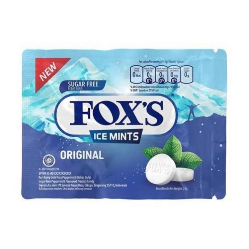 Jual Foxs Ice Mints Original 25g Di Seller Dirga_store - Tomang, Kota ...