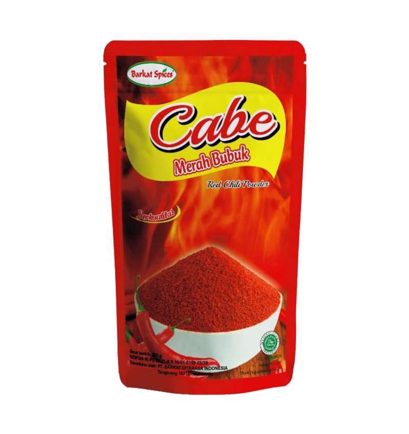 Jual Barkat Cabe Merah Bubuk Serbaguna 250 Gram Harga 1 Pcs 100% Rempah ...