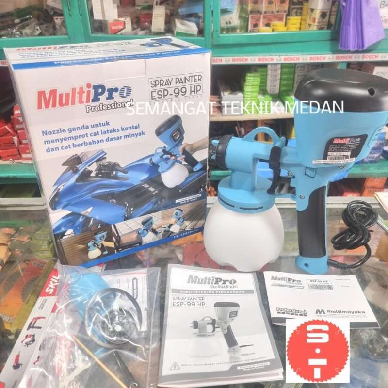 Promo ESP99HP SPRAY GUN LISTRIK SEMPROTAN ANGIN CAT MULTIPRO ESP 99 ...