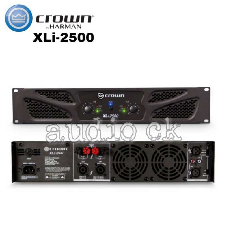 Promo CROWN XLi 2500 POWER AMPLIFIER 2 CHANNEL ORIGINAL Diskon 1% di ...