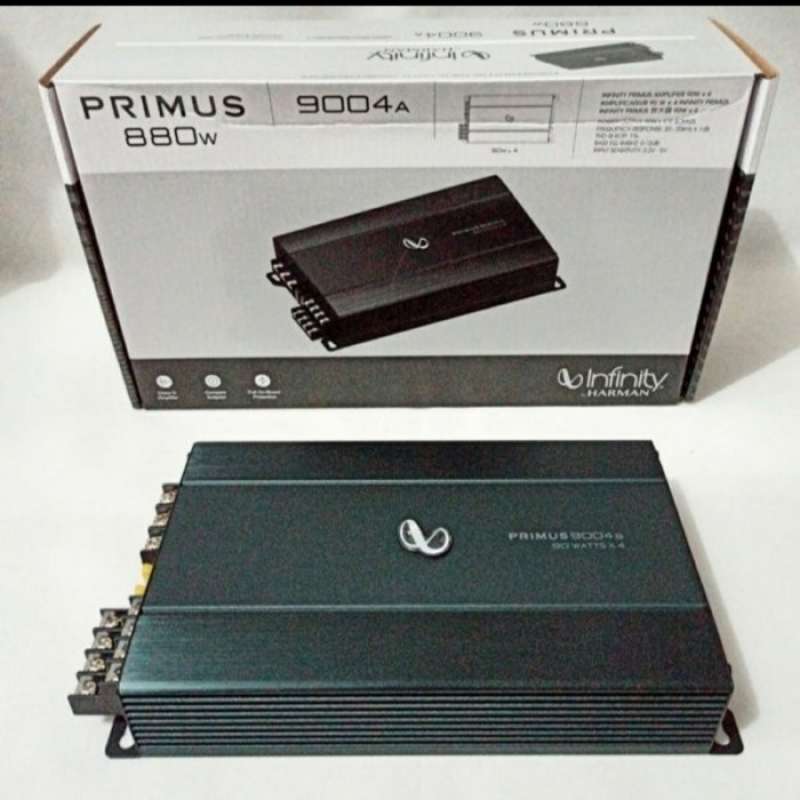 Promo infinity primus 9004A power amplifier 4 channel 4ch audio 880watt ...