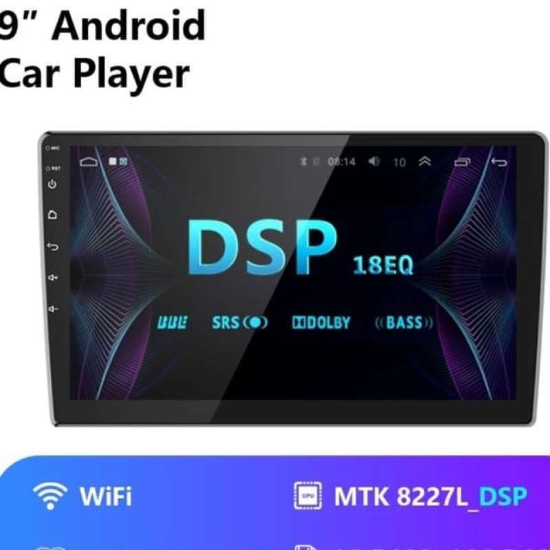 Promo Head Unit Android 10 / 9 inch Built in Procecor DSP , Universal ...