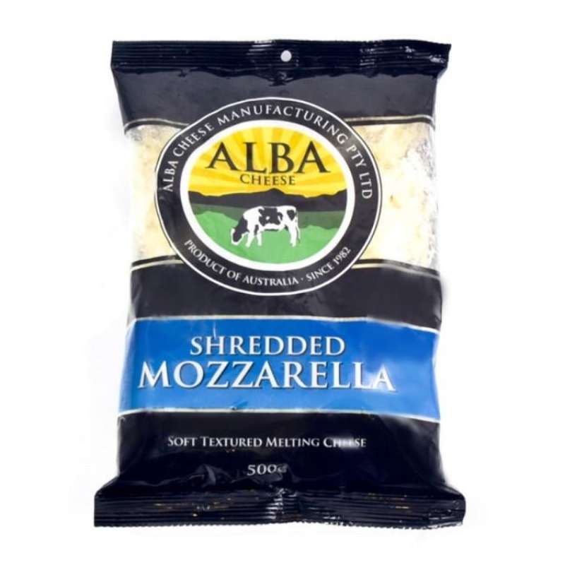 Jual Alba Cheese Shredded Mozzarella 500 g /keju mozzarella di Seller ...