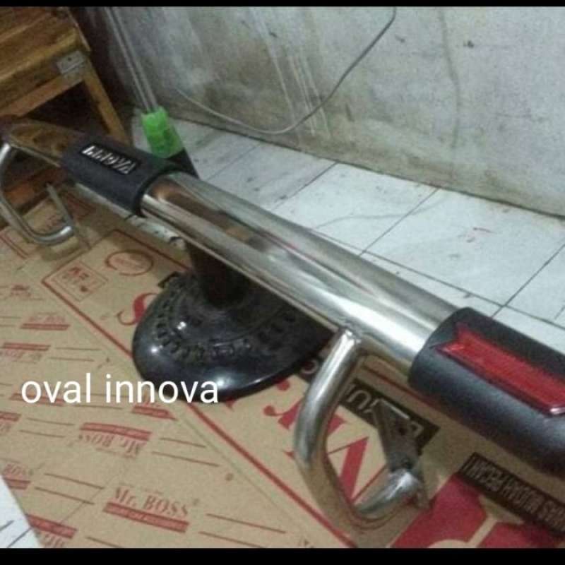 Jual TANDUK BUMPER PENGAMAN INJAKAN BELAKANG OVAL INOVA INNOVA STENLIS ...