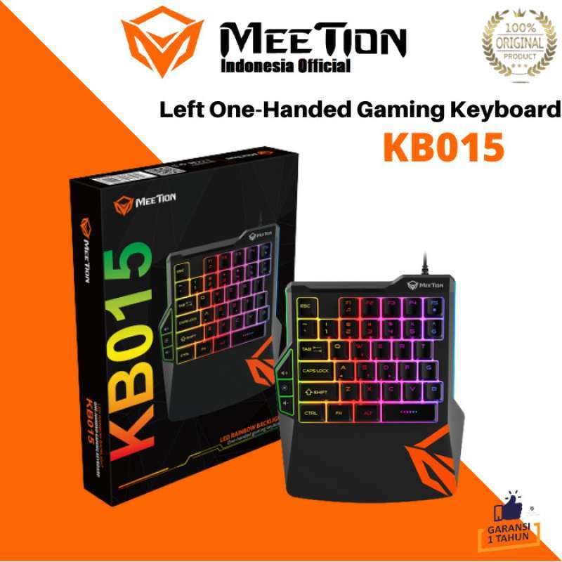 Jual MeeTion Left One-Handed Gaming Gane Keyboard KB015 di Seller Rumahbarangg - Sumur Batu ...