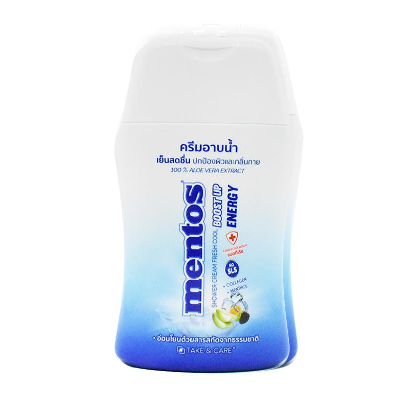 Jual Mentos Fresh Cool Boost Up Energy Shower Cream [90 mL] di Seller ...