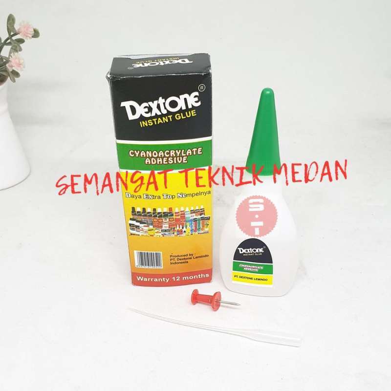 Jual LEM SETAN TETES INSTANT DEXTONE KOREA CYANOACRYLATE INSTANT GLUE ...