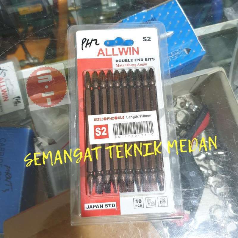 Jual MATA BOR OBENG ANGIN BOR MATA DRIVER + PLUS PH2 - MINUS 110mm ALLWIN di Seller Semangat ...