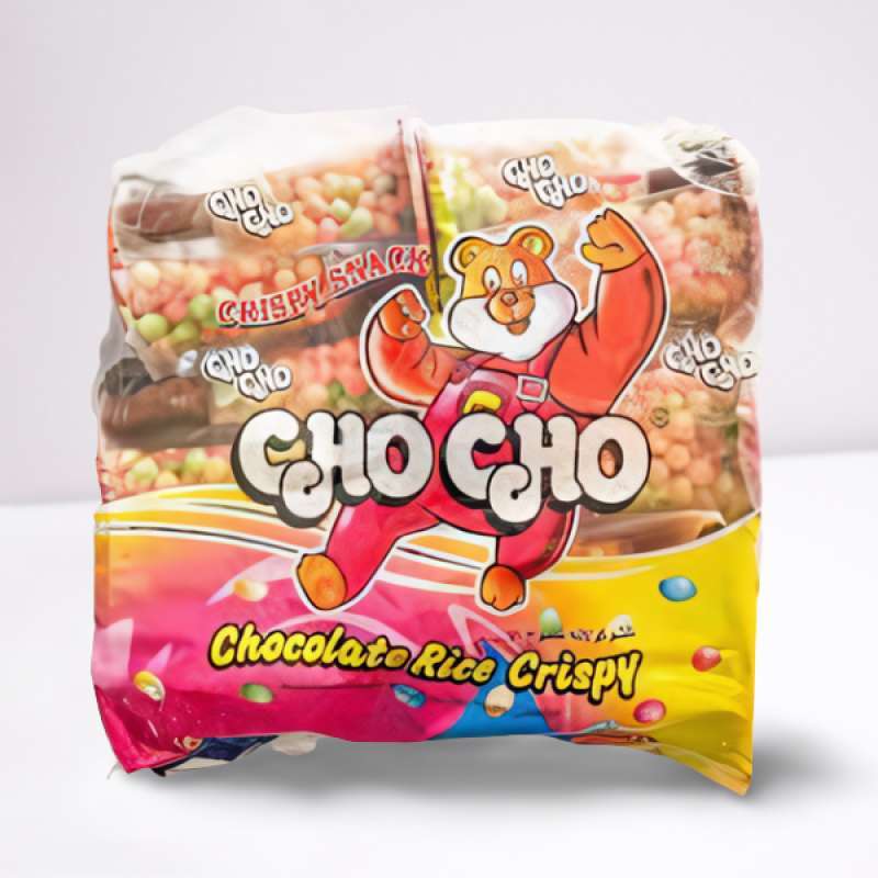 Jual Cho Cho Chocolate rice crispy ( 1 pak isi 12 ) cemilan enak dan ...
