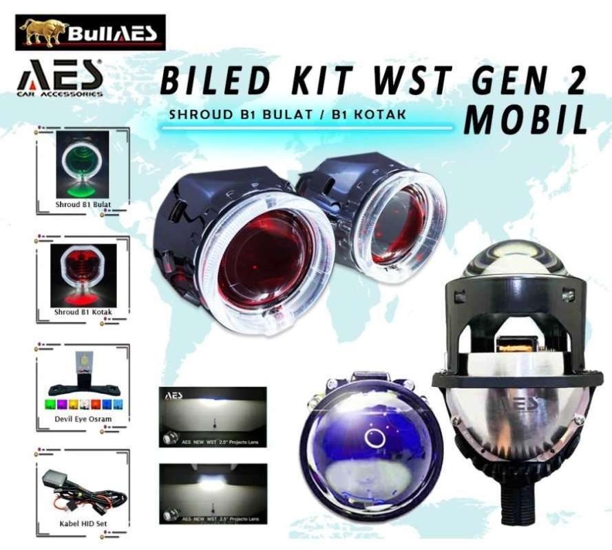 Jual Biled AES WST 2.5 Plus Shroud B1 Ring kristal Merk AES di Seller ...
