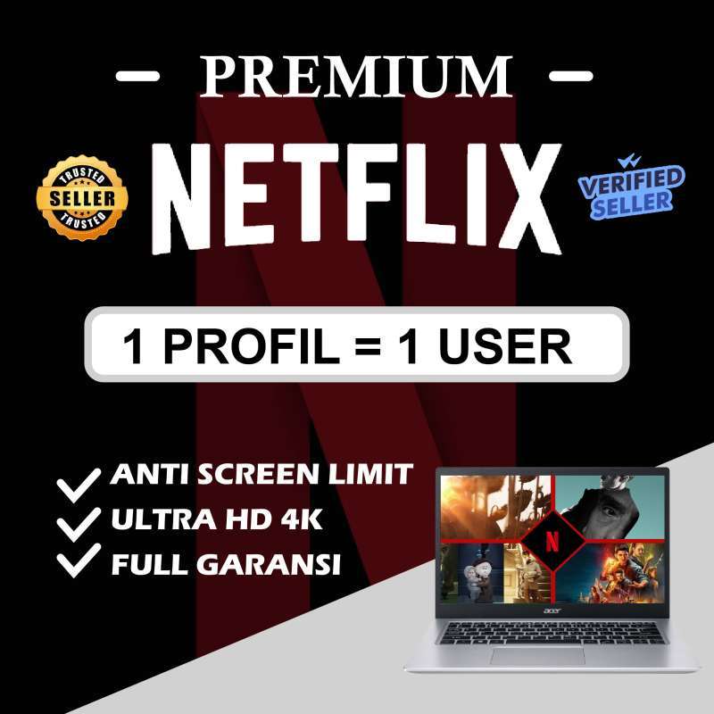 Jual Netflix Premium Ultra HD di Seller 4Digit - Kab. Cirebon, Jawa ...