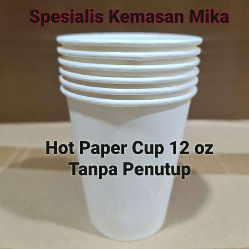 Promo PROMO Hot Paper Cup /Gelas Kertas Minuman Panas 12 Oz (360ml ...