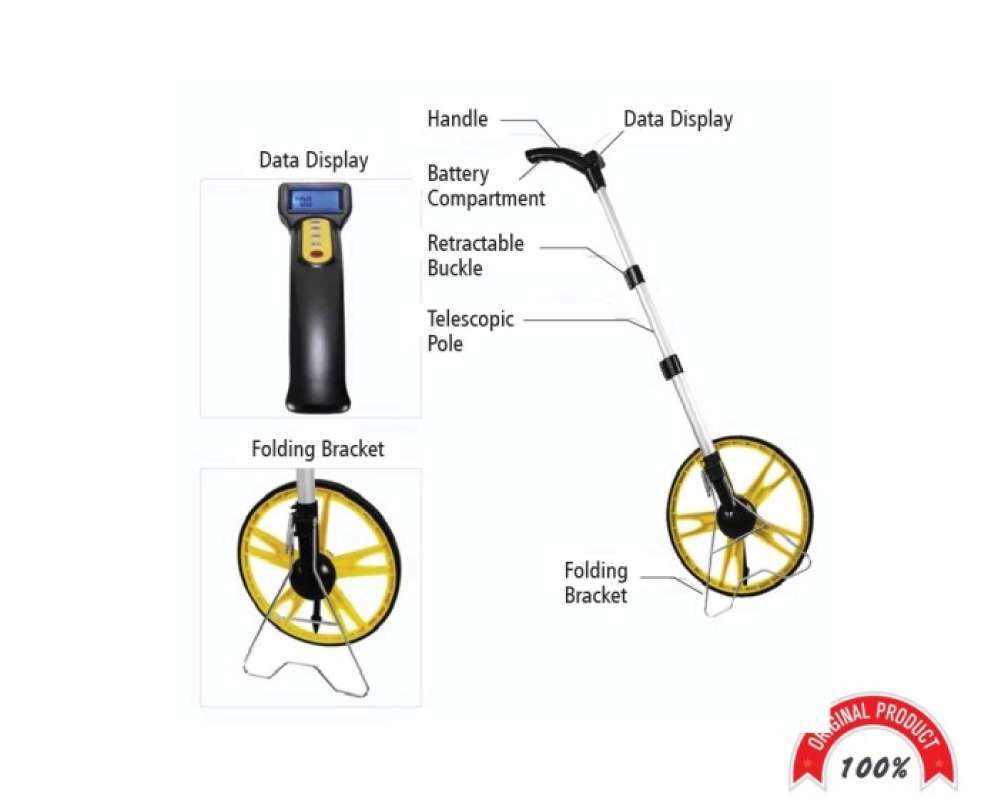 Promo Meteran Jalan Digital Roda Besar - Electronic Digital Display ...