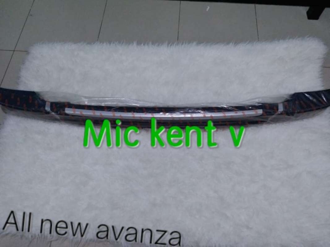 Jual pengaman bumper bemper belakang all new avanza list chrome di ...