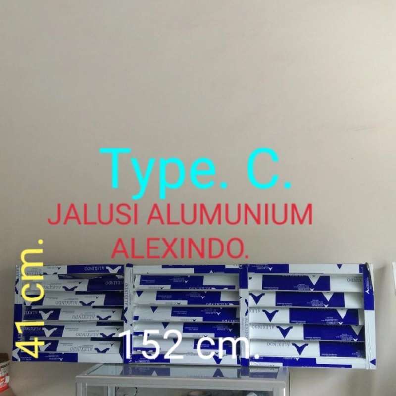 Jual JENDELA JALUSI ALUMUNIUM,UKURAN/TYPE SESUAI GAMBAR. di Seller ...