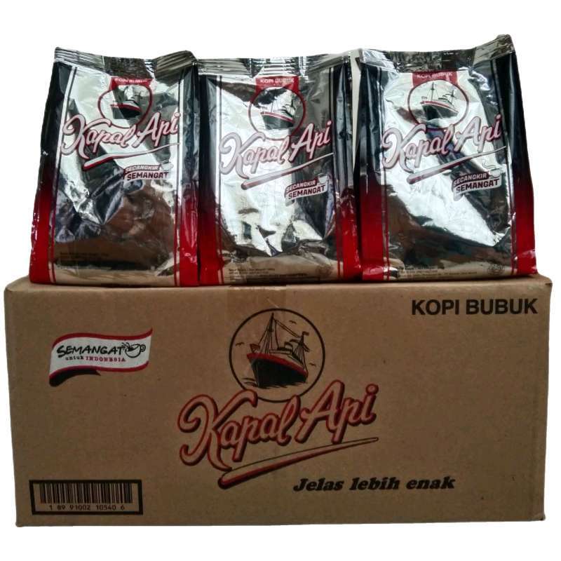 Jual kopi kapal api silver 380gr karton ( 1 dus = 9 pcs ) di Seller ...