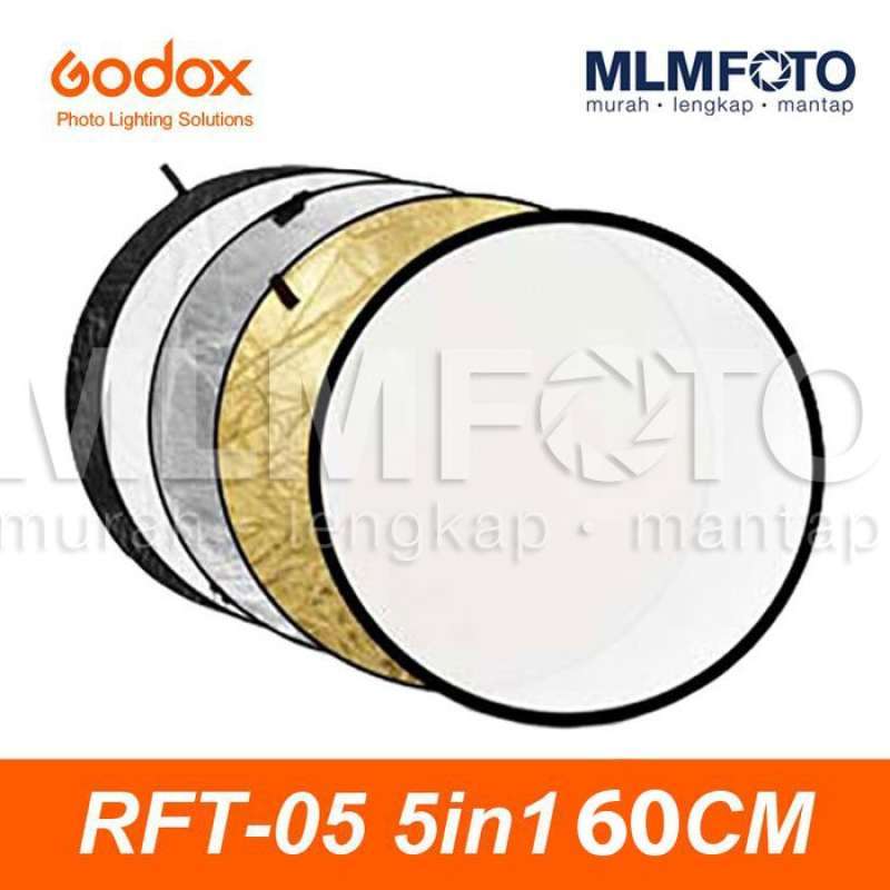 Promo Godox 5In1 Reflector Rft-05 60 Cm Diskon 11% di Seller Tabriiz ...