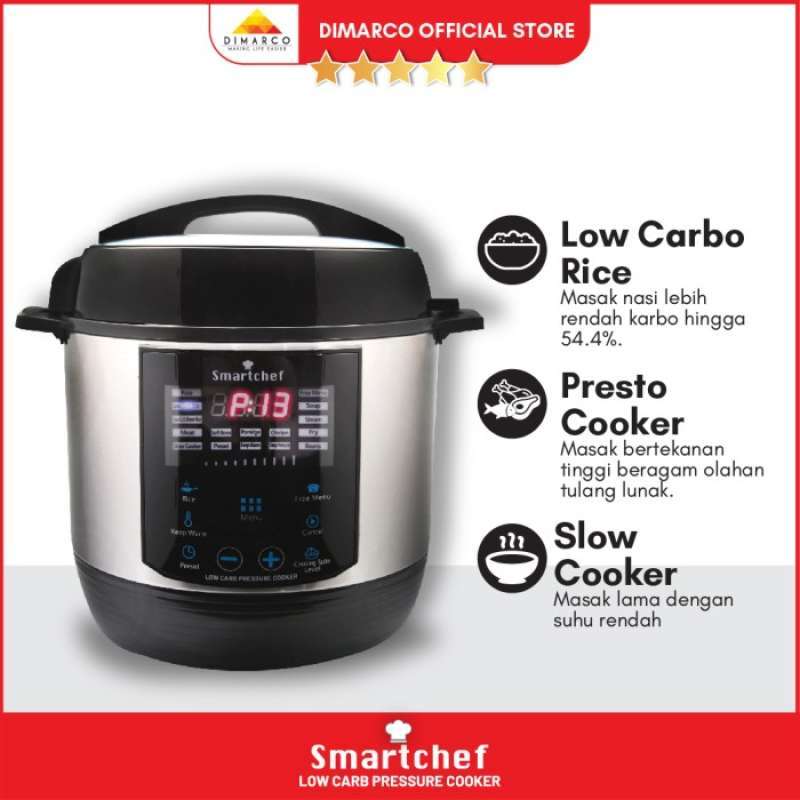 Jual Smart Chef Rice Cooker Low Carbo Pressure Slow Cooker (TRIPLE ...