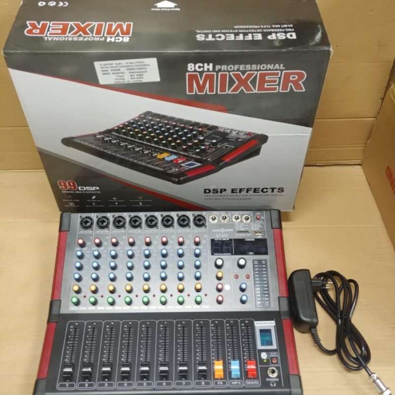 Jual Mixer Electro Sound 8 Channel Bt-800 Original Di Seller Smartans ...