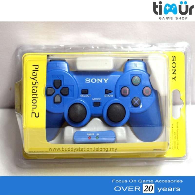 Jual Stik Stick PS2 Wireless Ori Original Pabrik Biru di Seller ...