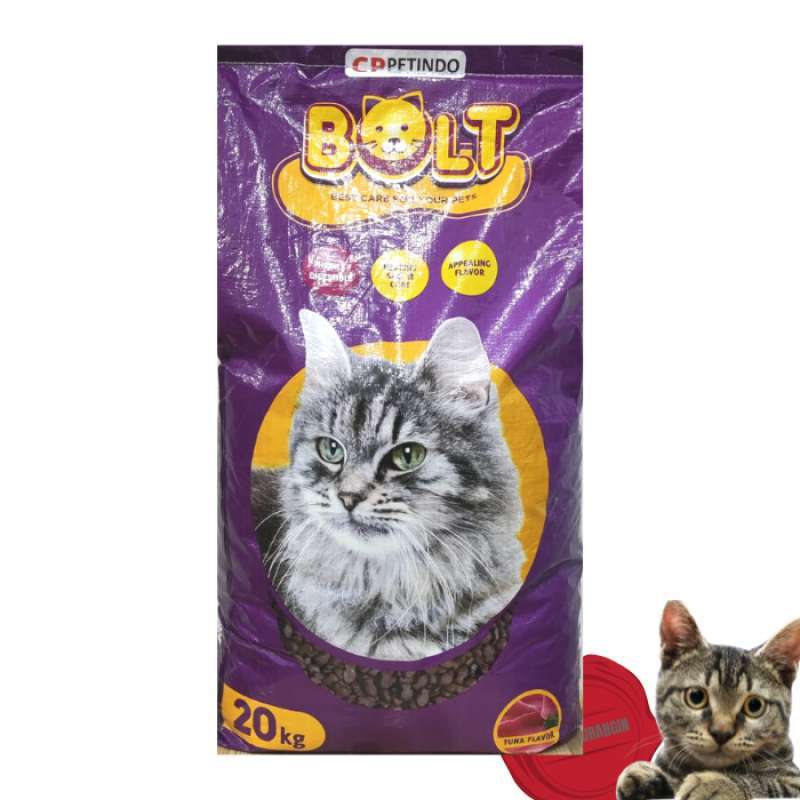 Promo Bolt Ikan Tuna 20 Kg Makanan Kucing Kering Dry Cat Food Diskon 3% ...
