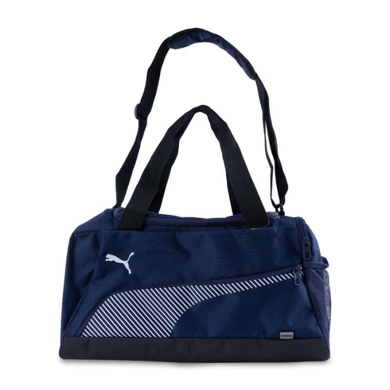 Jual PUMA Tas Gym Fundamentals Sports Bag S Peacoat-Puma White ORIGINAL ...